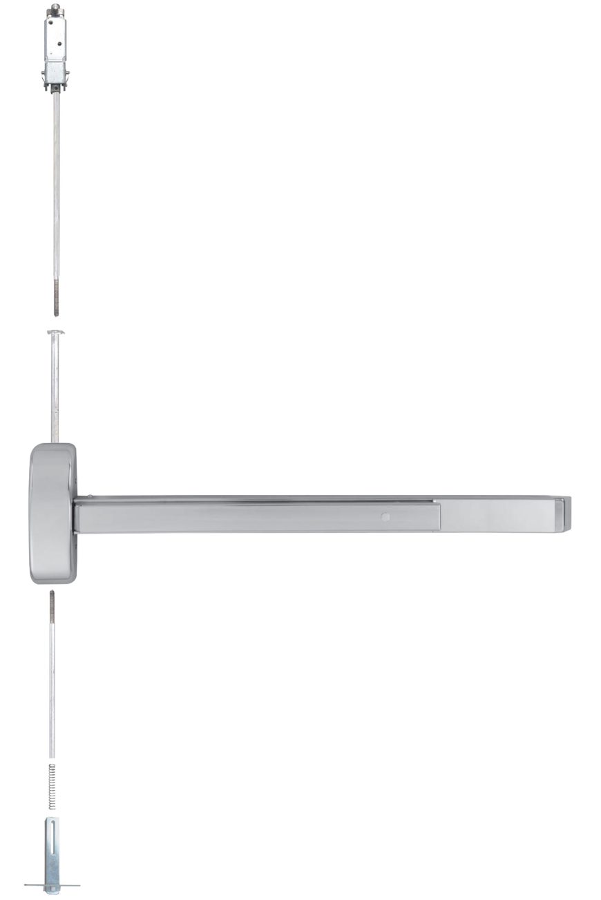 Fire Rated Concealed Vertical Rod Exit Device - MECHANISM TRADE ...